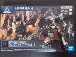 【30MM】 アーマードコア6 ナイトフォール(ARMORED CORE Ⅵ NIGHTFALL) プラモデル レビュー